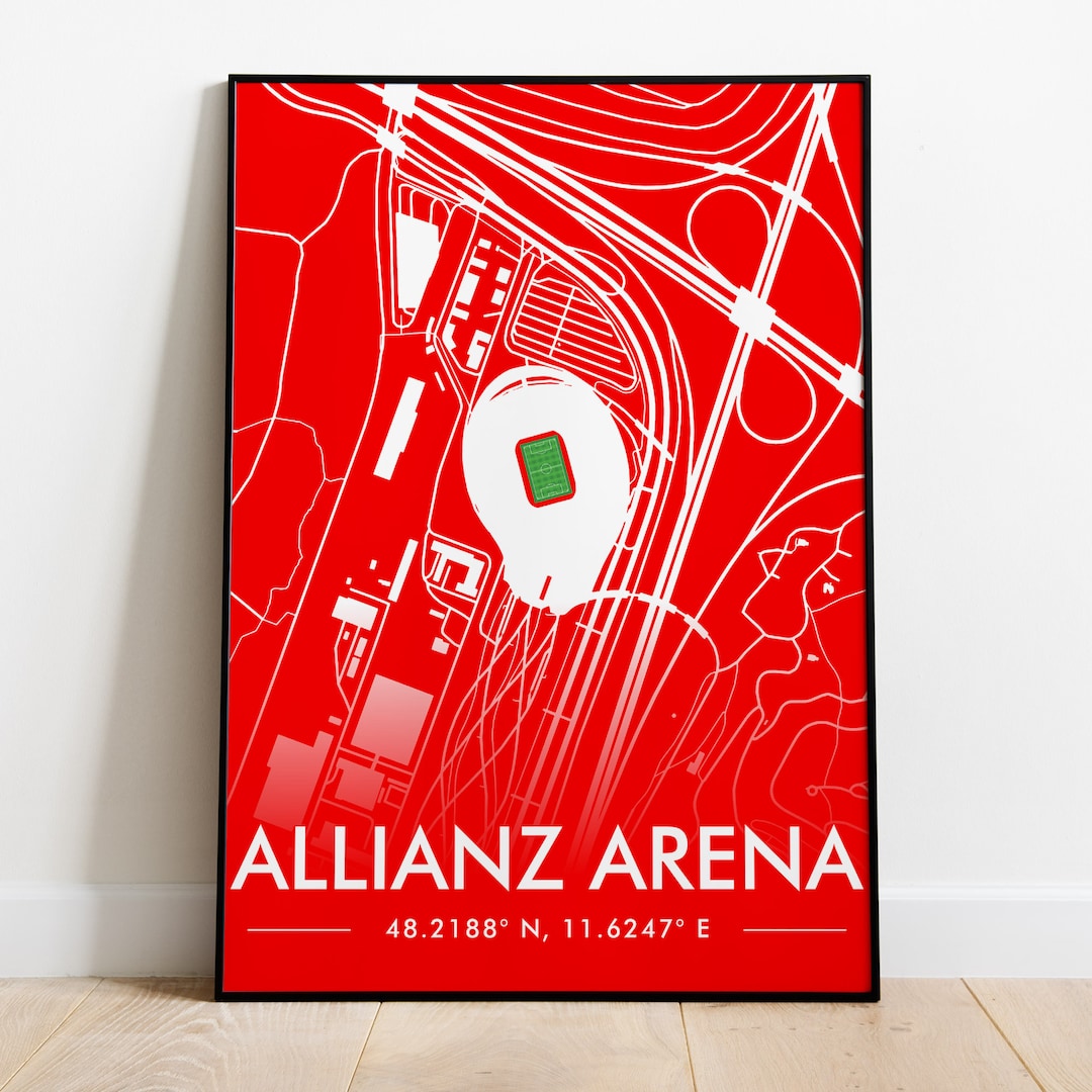 Allianz Arena Stadium Poster - Etsy