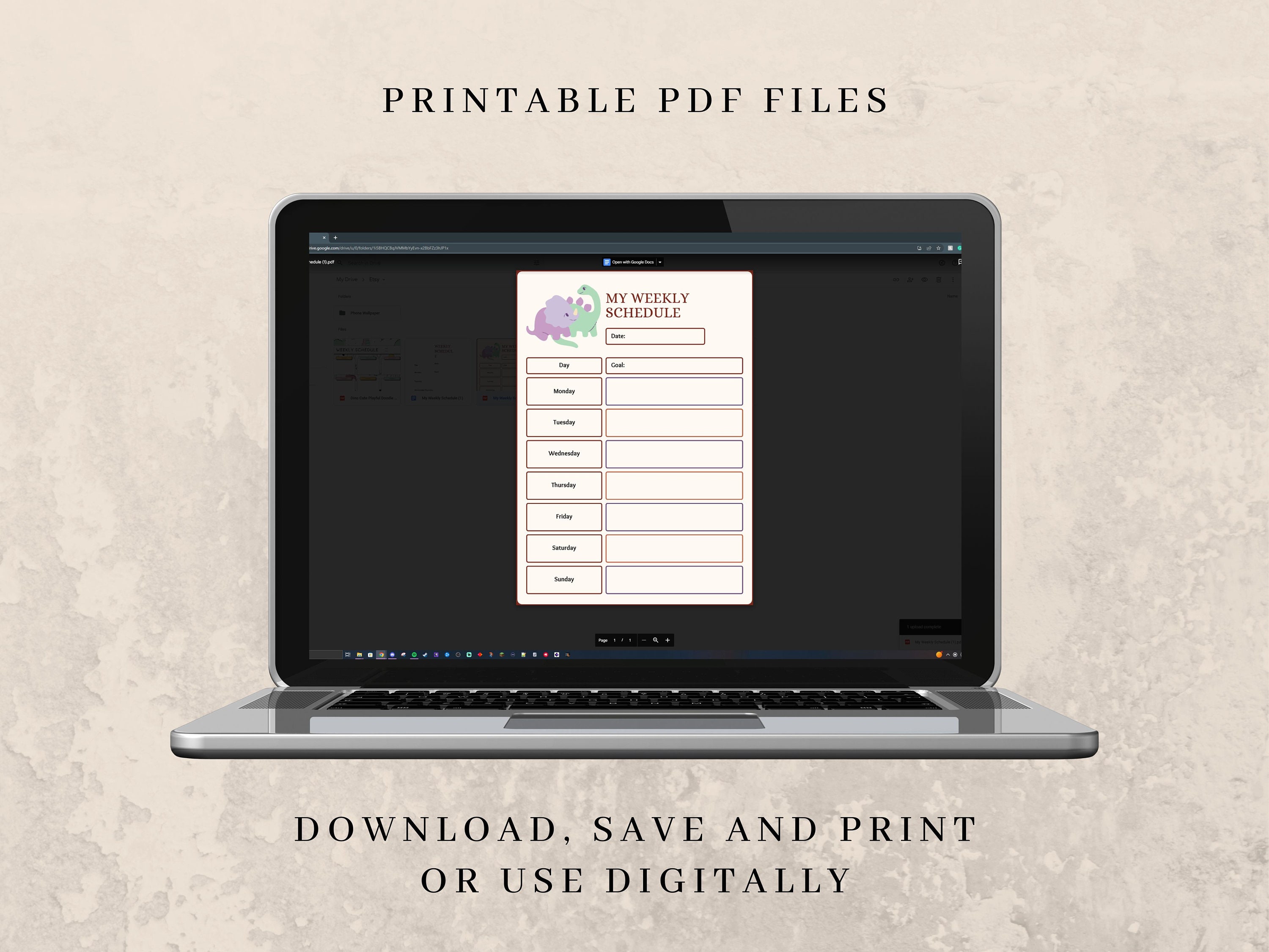 Teacher Planner Printable ADHD Classroom Journal 2023 Digital Planner ...
