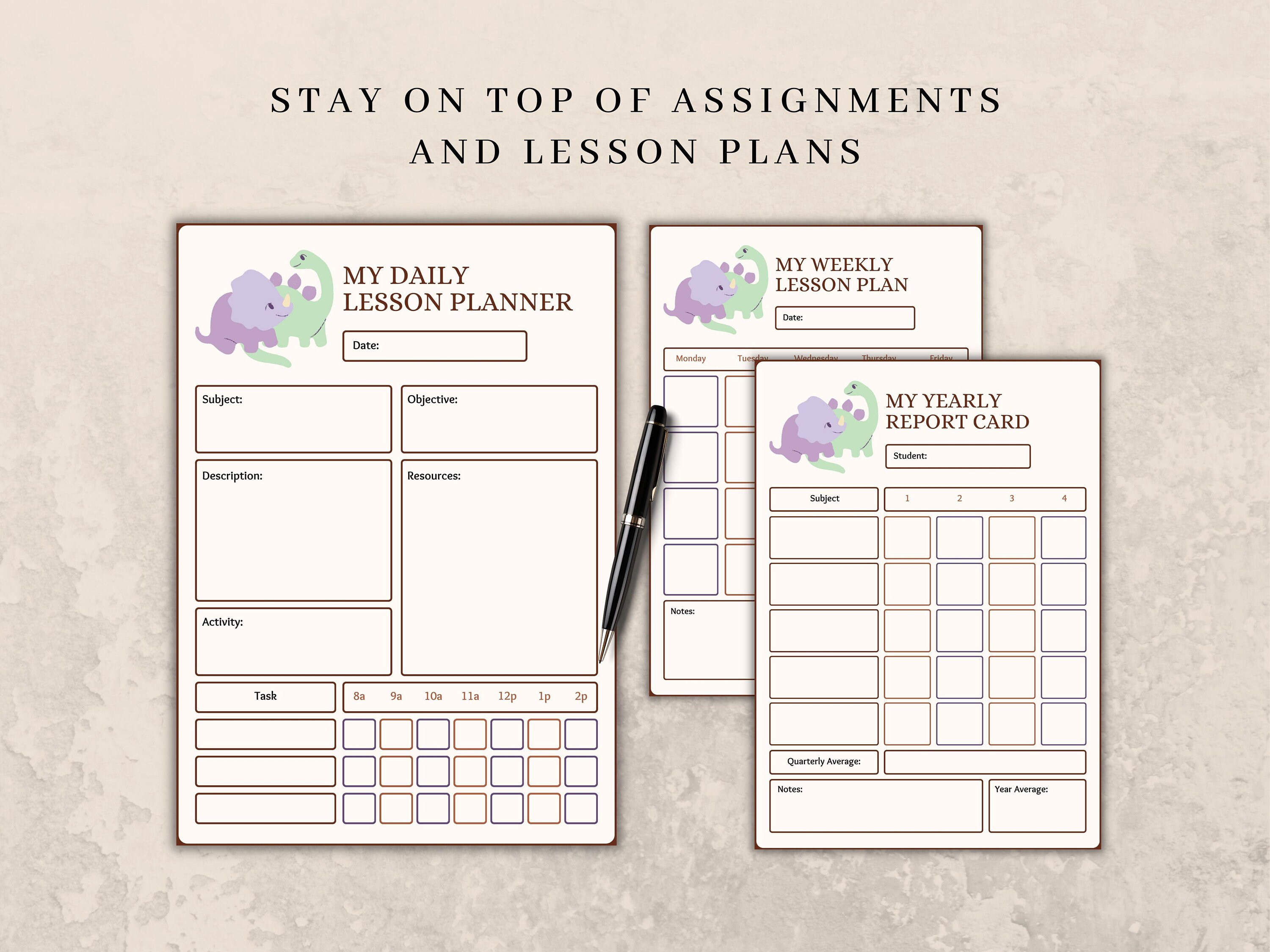 Teacher Planner | Printable ADHD Classroom Journal | 2023 Digital ...