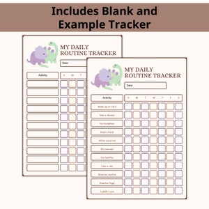 Dinosaur Daily Routine Chart Schedule, Dinosaur Daily Schedule, Weekly ...