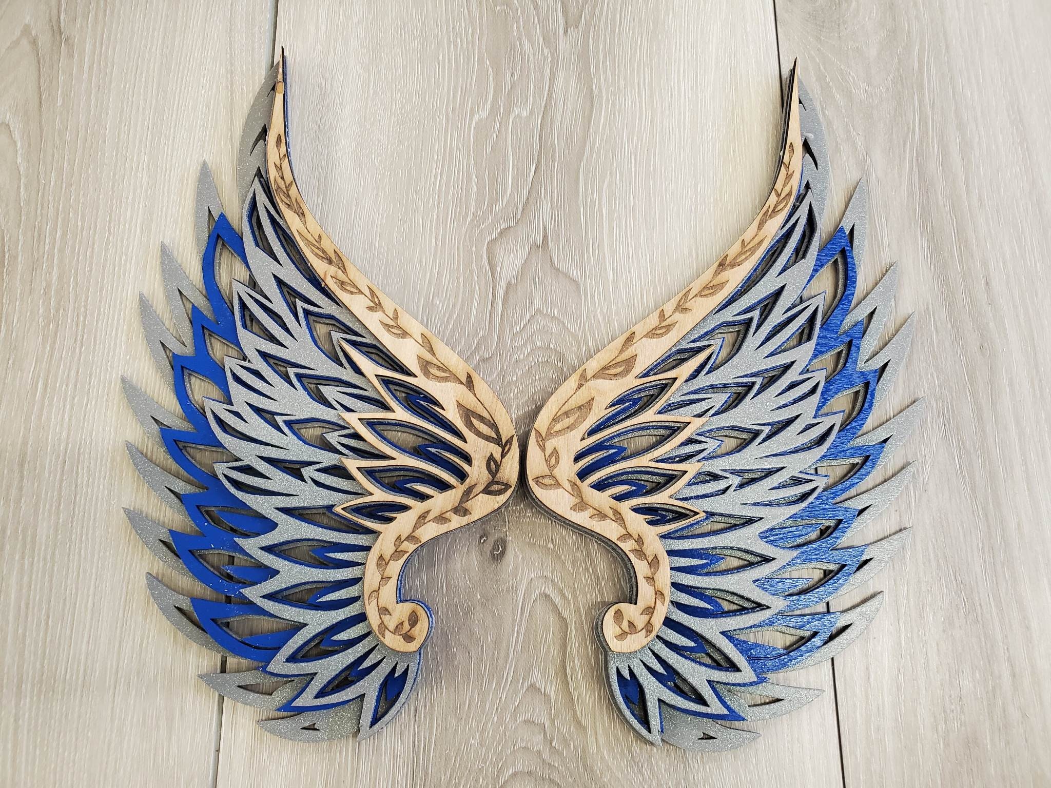 Angle Wings Mandal 3d Laser Cut - Etsy