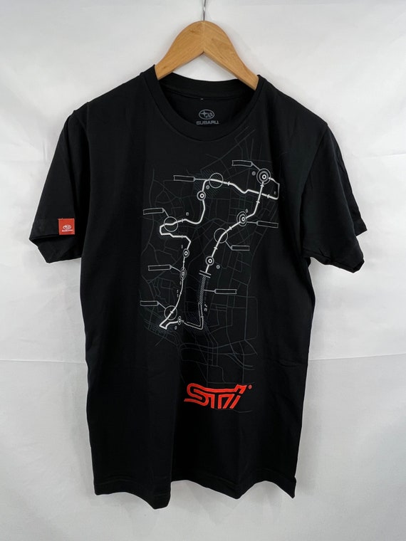 Subaru STI Map Shirt - Gem
