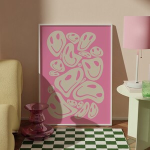 TRIPPY SMILE ~ Rave Poster Digital Download, Jpeg Poster, Printable ...