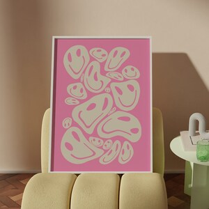 TRIPPY SMILE ~ Rave Poster Digital Download, Jpeg Poster, Printable ...