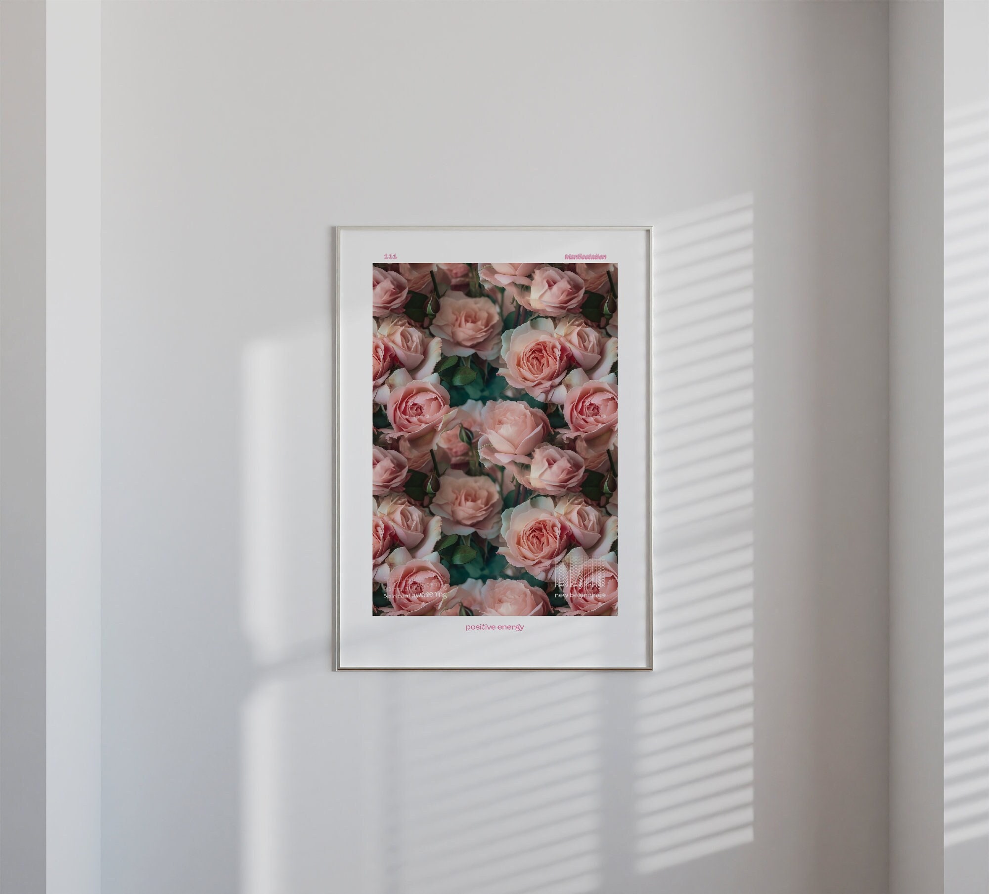 Angel Numbers Poster Preppy Room Decor, Matisse Print Digital, Pink ...