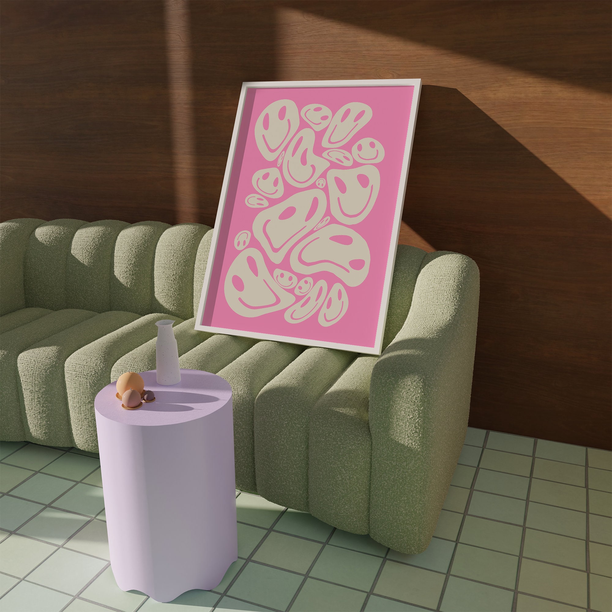 TRIPPY SMILE ~ Rave Poster Digital Download, Jpeg Poster, Printable ...