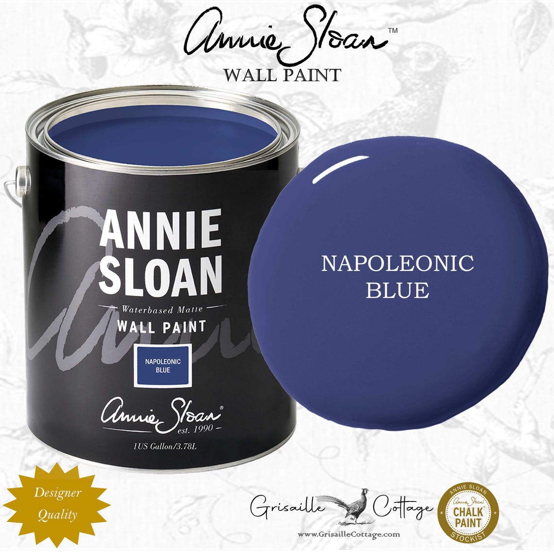 Napoleonic Blue - Wall Paint by Annie Sloan - Etsy