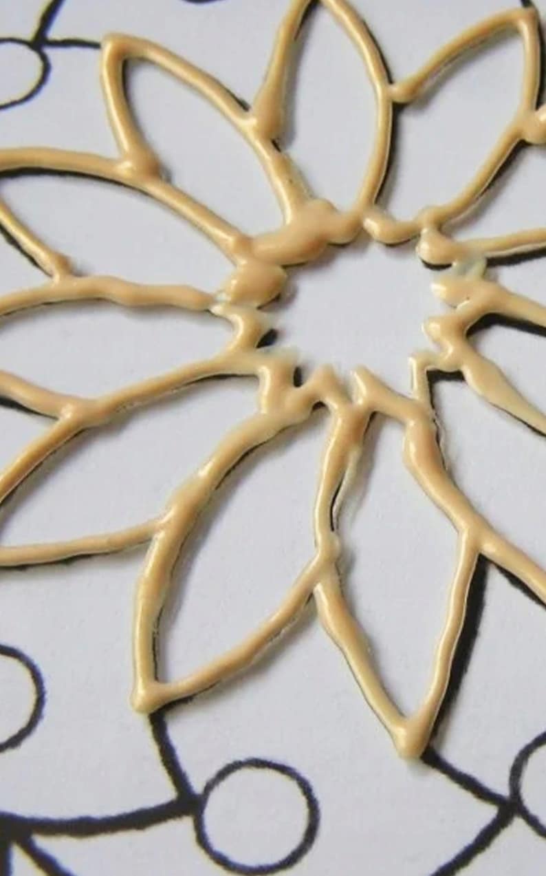 Silver - Pentart Contour Liner 20ml - Etsy