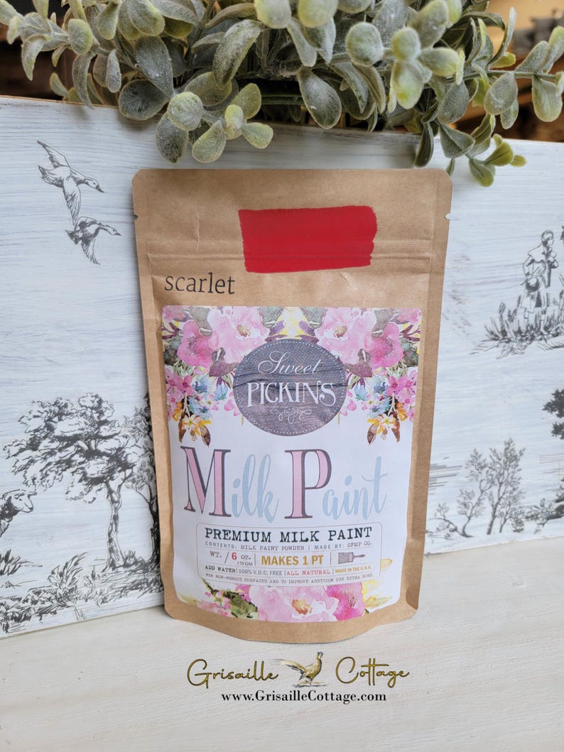 Scarlet – Sweet Pickins Milk Paint - Etsy