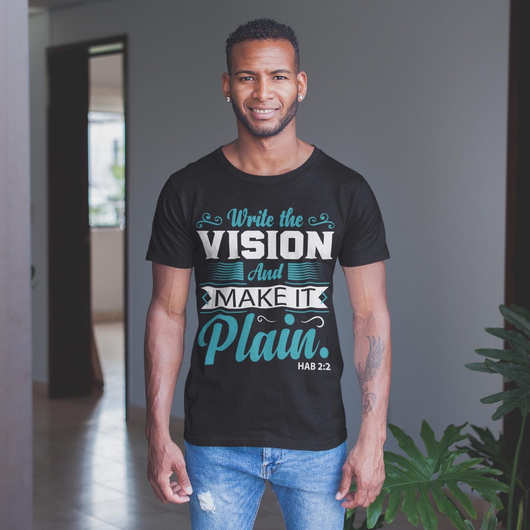 Write the Vision T-shirts - Etsy