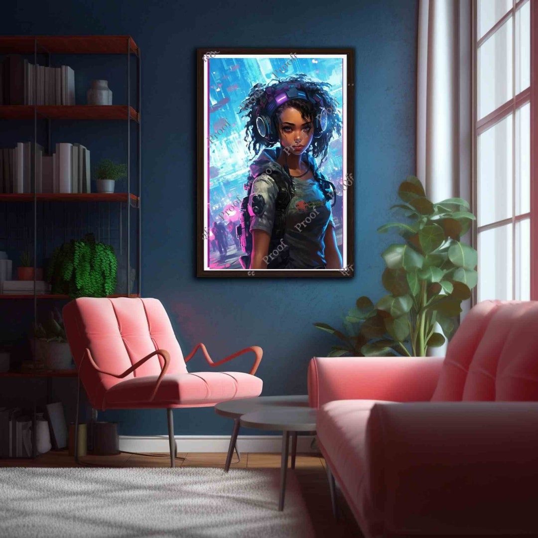 Gaming Room Digital Artwork Download Ai Printable Artwork - Etsy