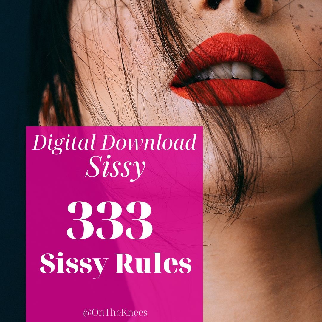 333 Sissy Rules Sissy Humiliation Guide for Sissies Sissy - Etsy Australia