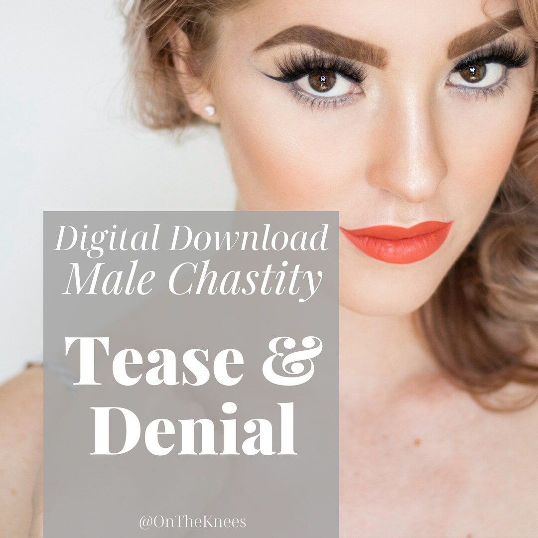 Tease And Denial Male Chastity Teasing Male Chastity Play Etsy