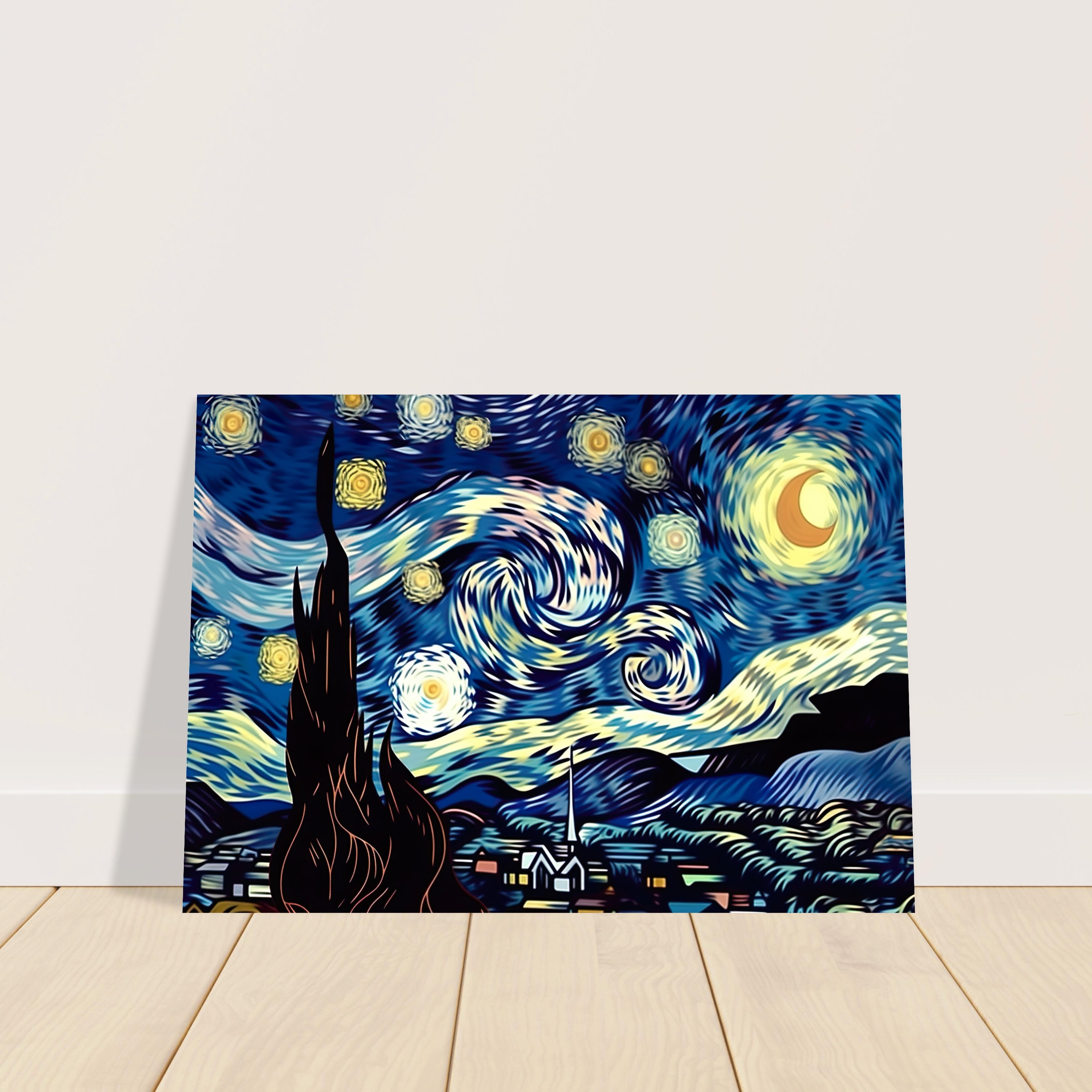 Van Gogh's Starry Night as a Pop Art Poster: A Modern Reinterpretation ...