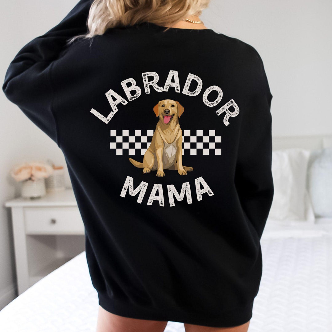 Labrador Dog Silhouette, Labrador Retriever Sweatshirt, Labrador Mom ...