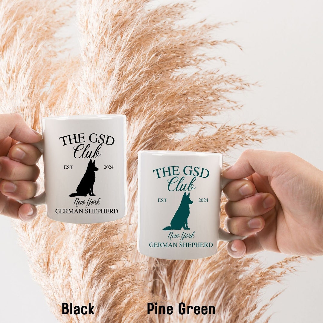 Personalized German Shepherd Mug, Custom German Shepherd Gift, German ...