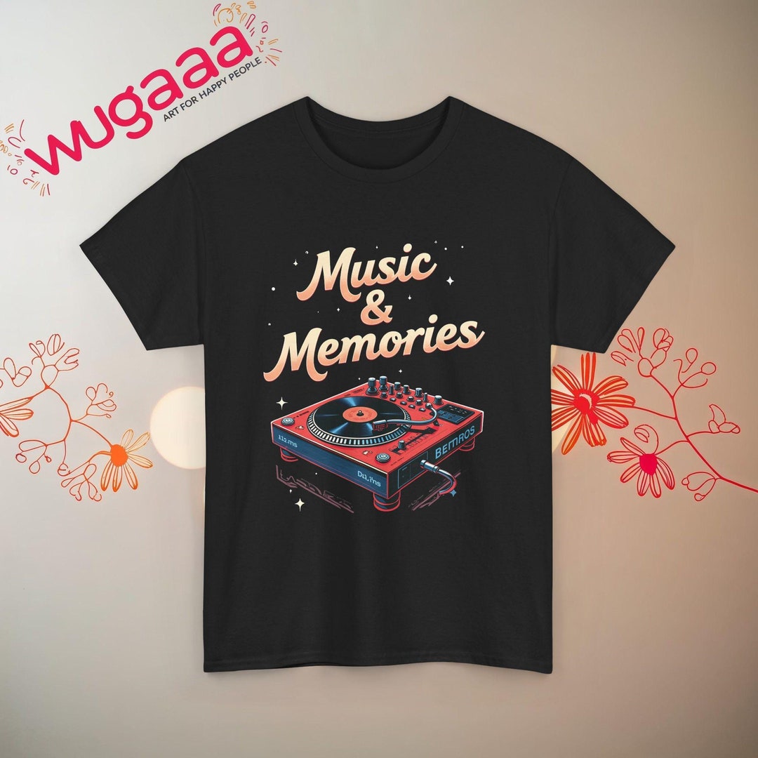Vintage Record Player T-shirt: Retro Music Lover Tee - Etsy
