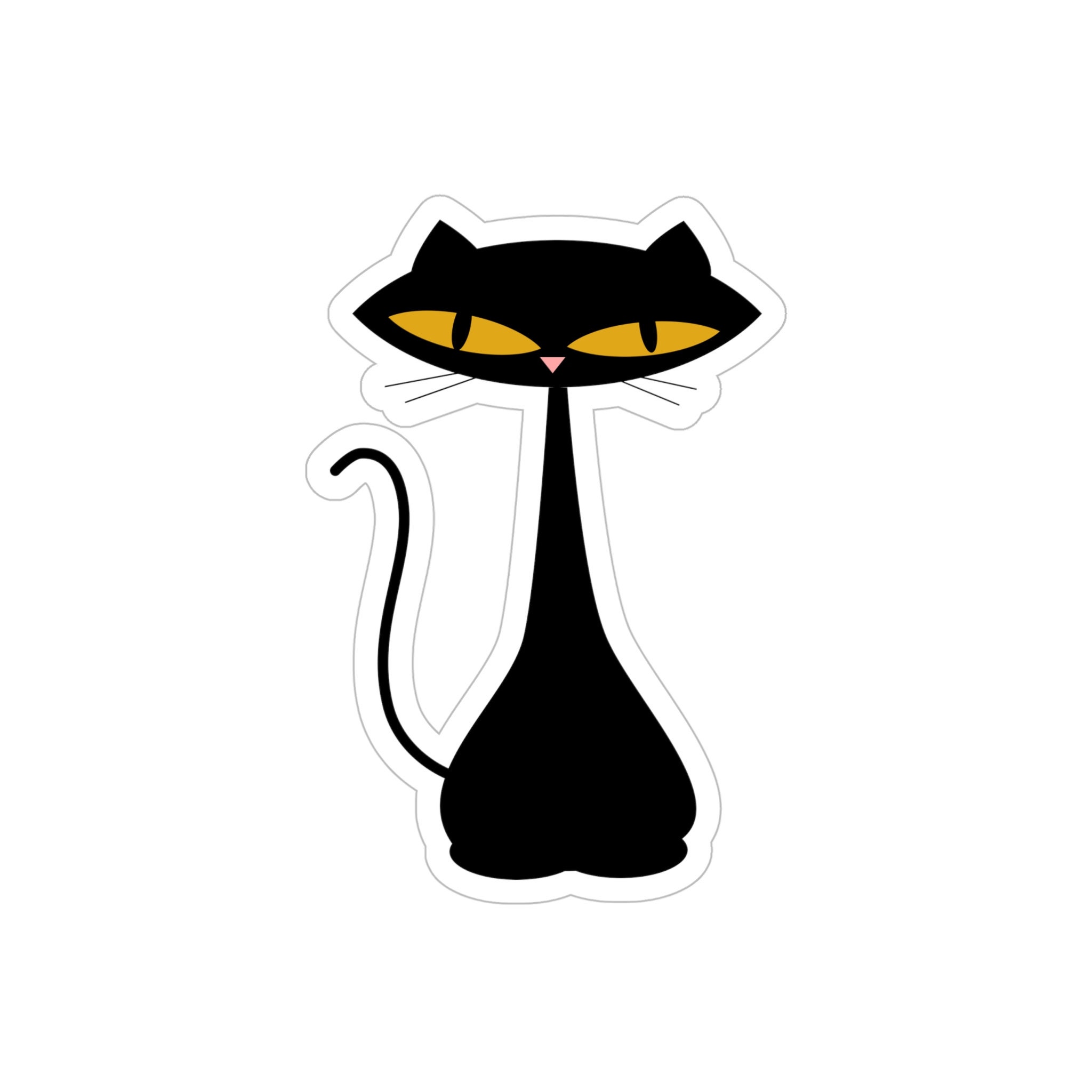 Atomic Cat Transparent Outdoor Stickers, Die-cut, 1pcs - Etsy