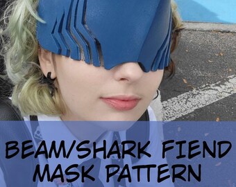 Beam/sharkfiend Cosplay Mask - Etsy