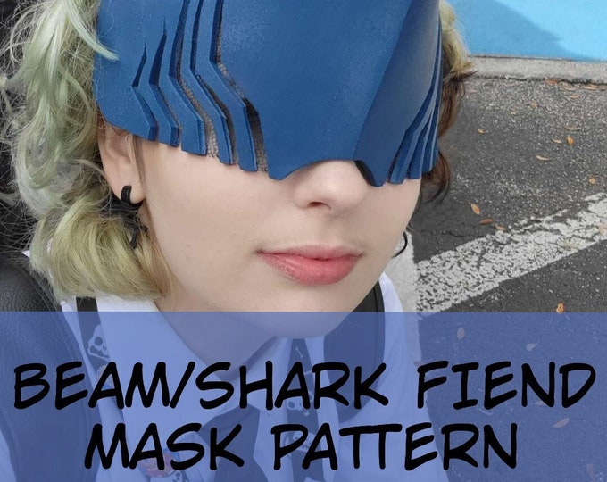 Beam/sharkfiend Cosplay Mask - Etsy