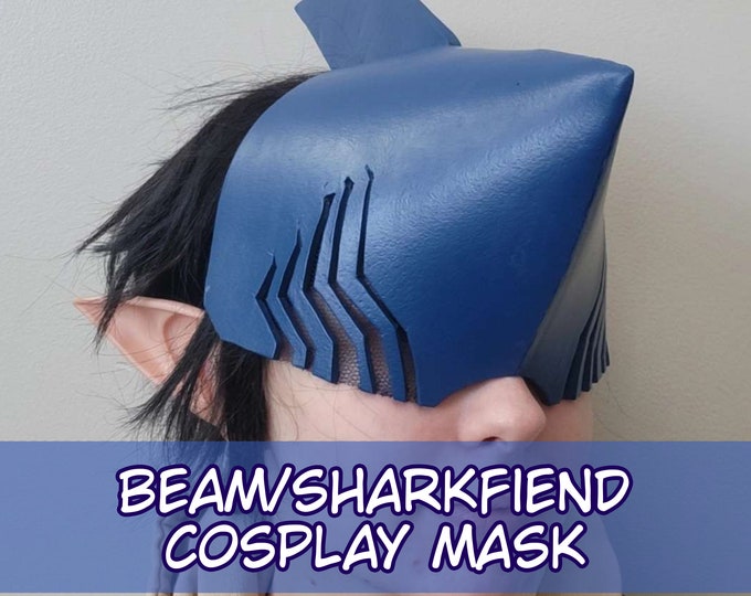 Beam/sharkfiend Cosplay Mask - Etsy