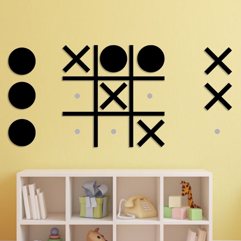 Wooden Tic Tac Toe Board - Etsy