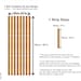 Strip Wooden Wall Panels 24 Pieces, Natural Wood Veneer, Wood Wall ...