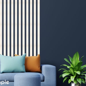 Strip Wooden Wall Panels 24 Pieces, Natural Wood Veneer, Wood Wall ...