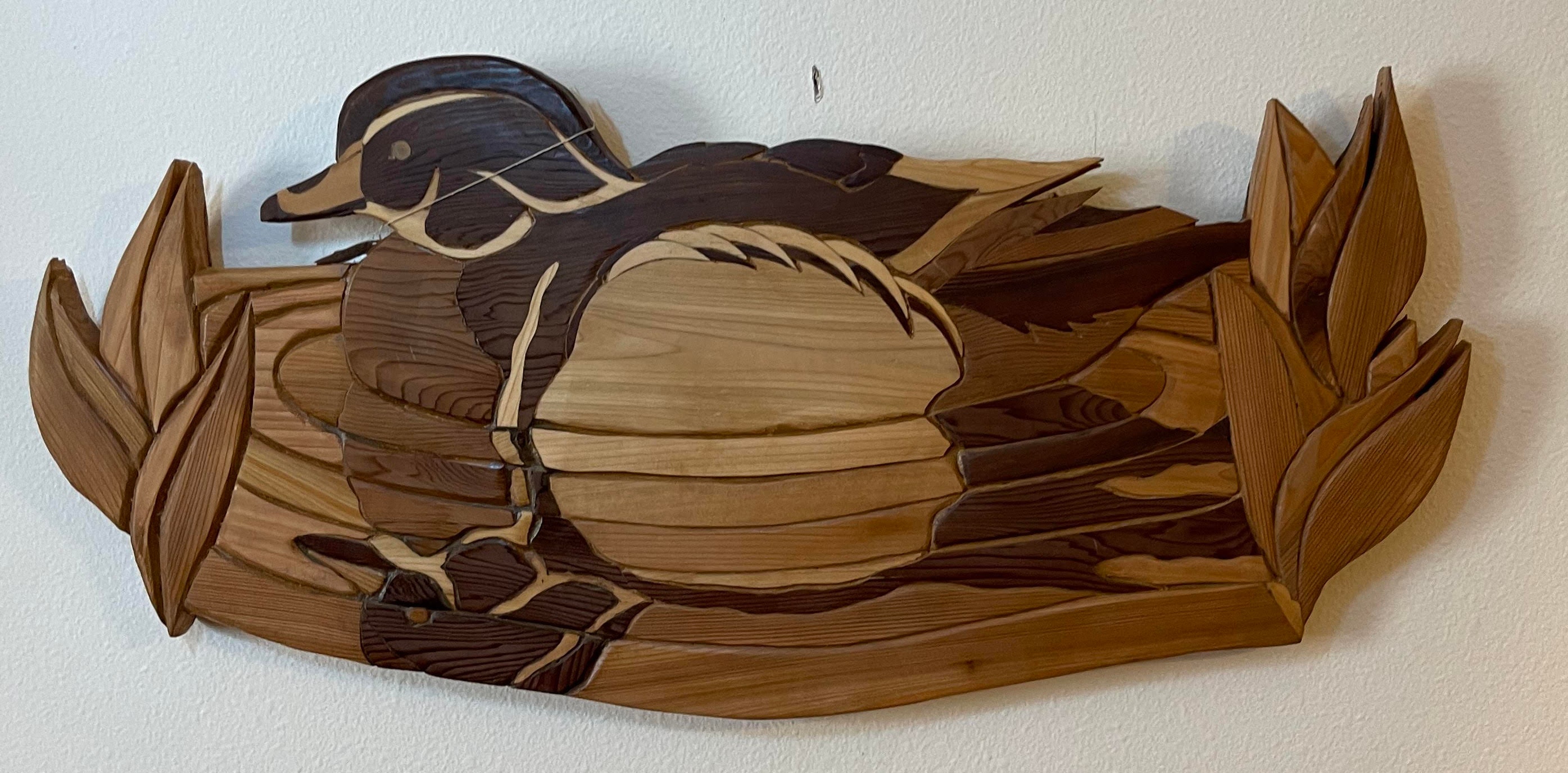 Intarsia Wood Duck - Etsy