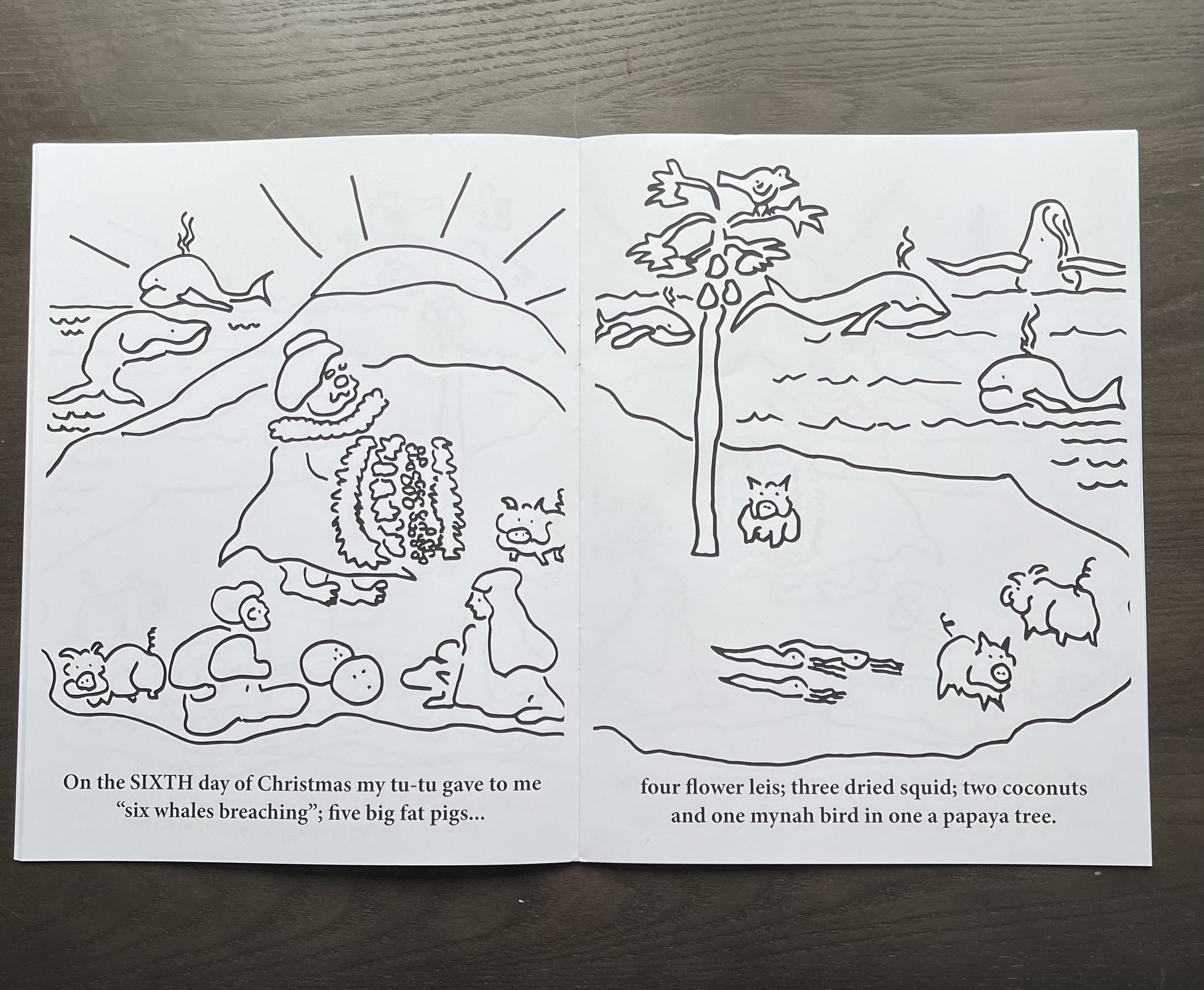 Twelve Days Of Christmas Hawaiian Style Children s Coloring Book Etsy twelve-days-of-christmas-hawaiian-style-children-s-coloring-book-etsy