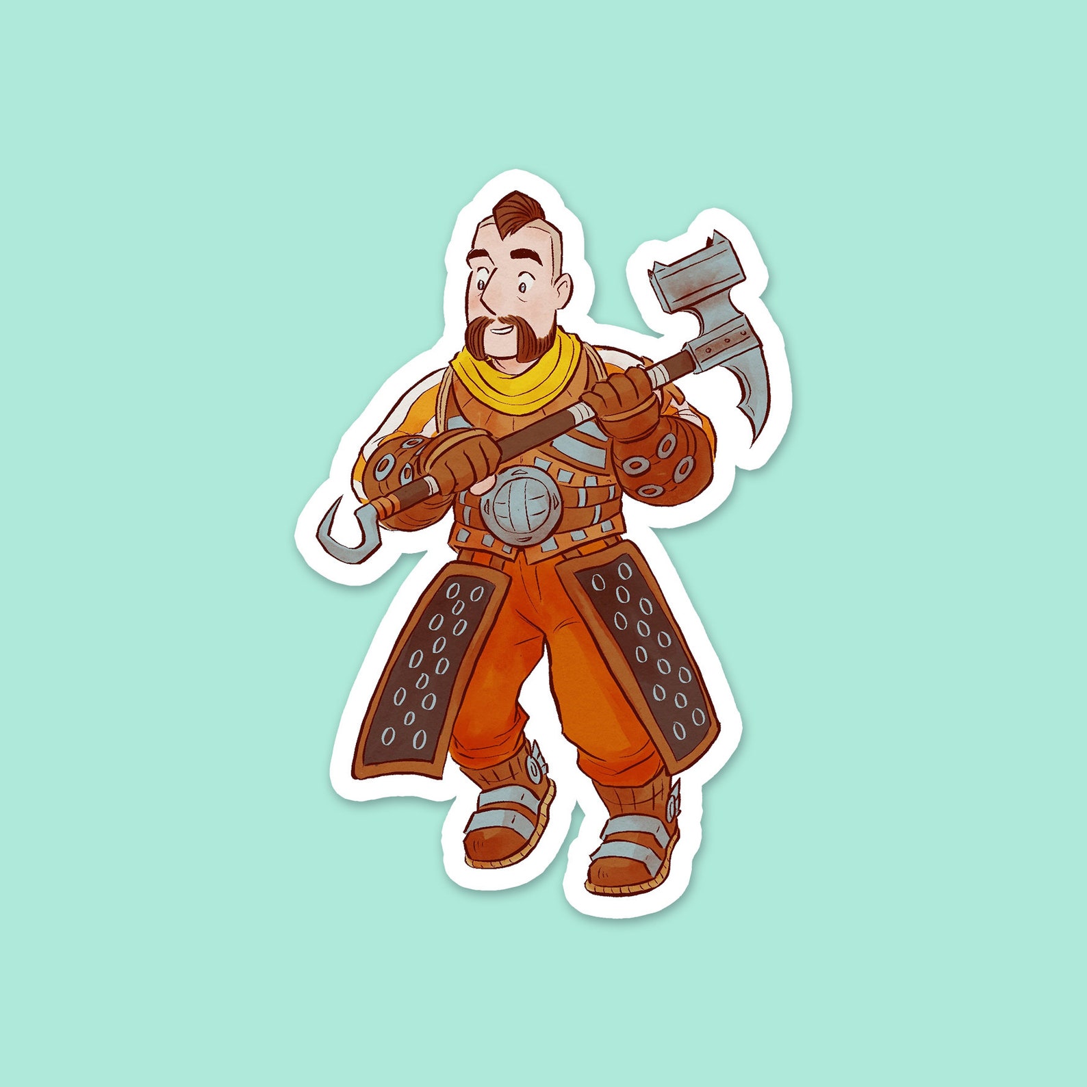 Erend Vanguardsman Horizon Zero Dawn Forbidden West Die Cut Sticker ...