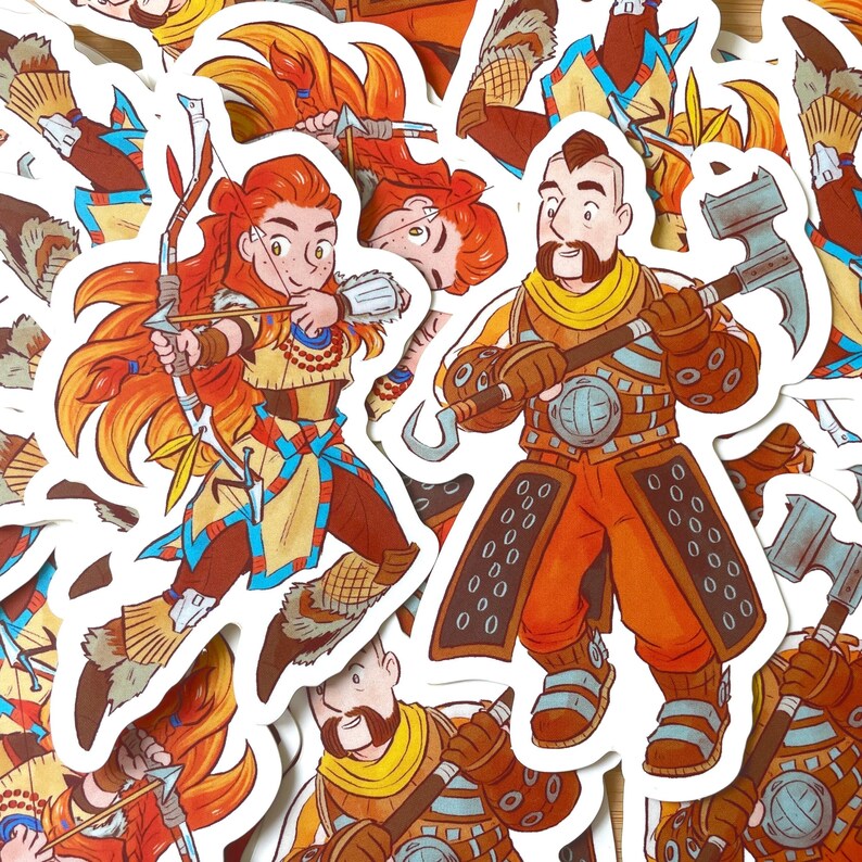 Erend Vanguardsman Horizon Zero Dawn Forbidden West Die Cut Sticker ...