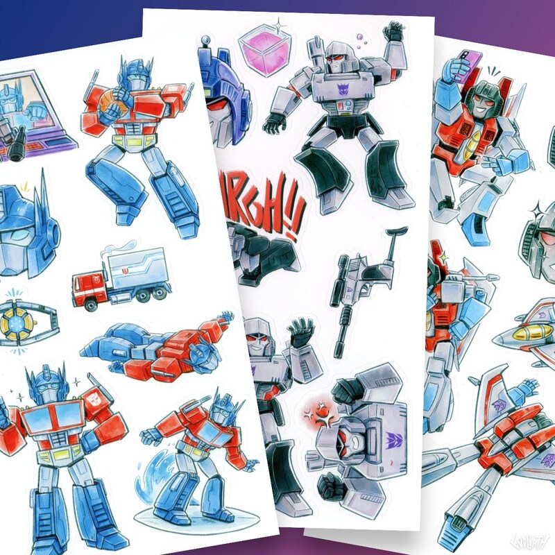 Transformers Sticker - Etsy