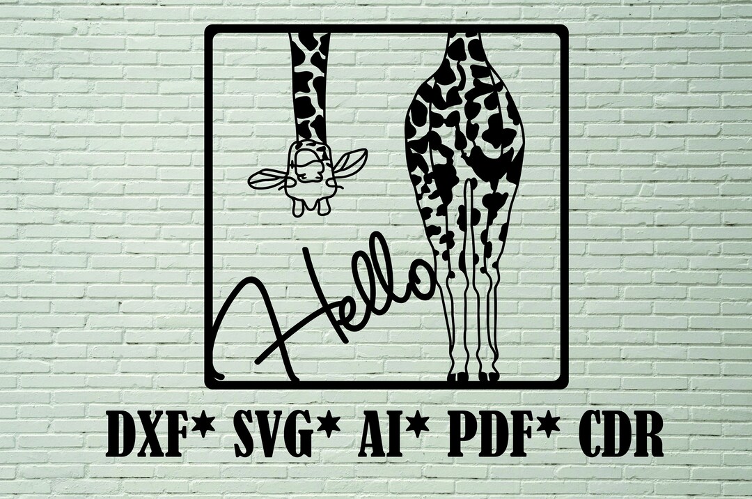 Buy Hello Svg Dxf Files Digital Vector Files CNC Router Cut Online in ...