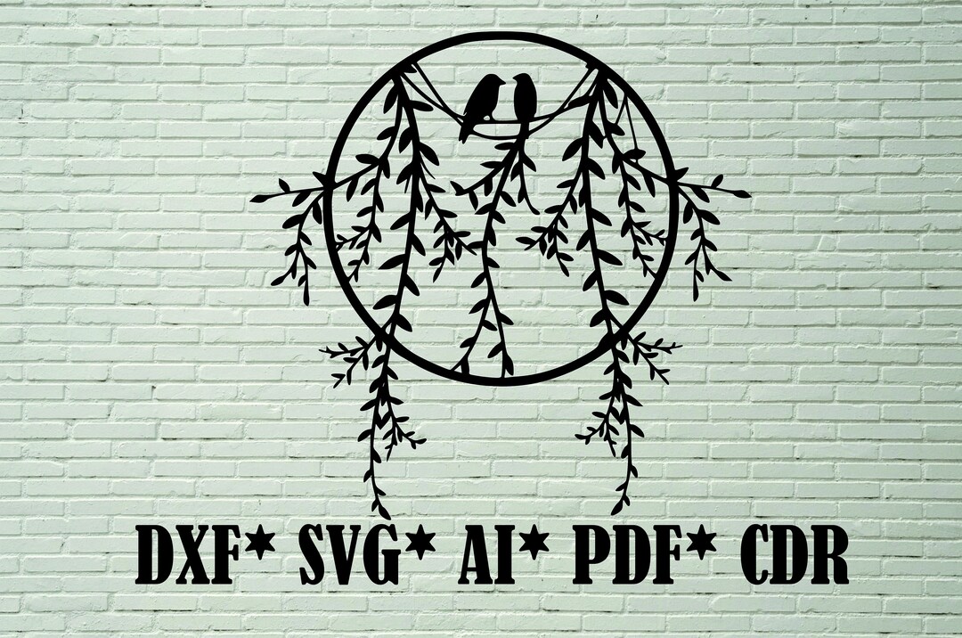 Bird Svg Dxf Files Digital Vector Files CNC Router Cut - Etsy UK