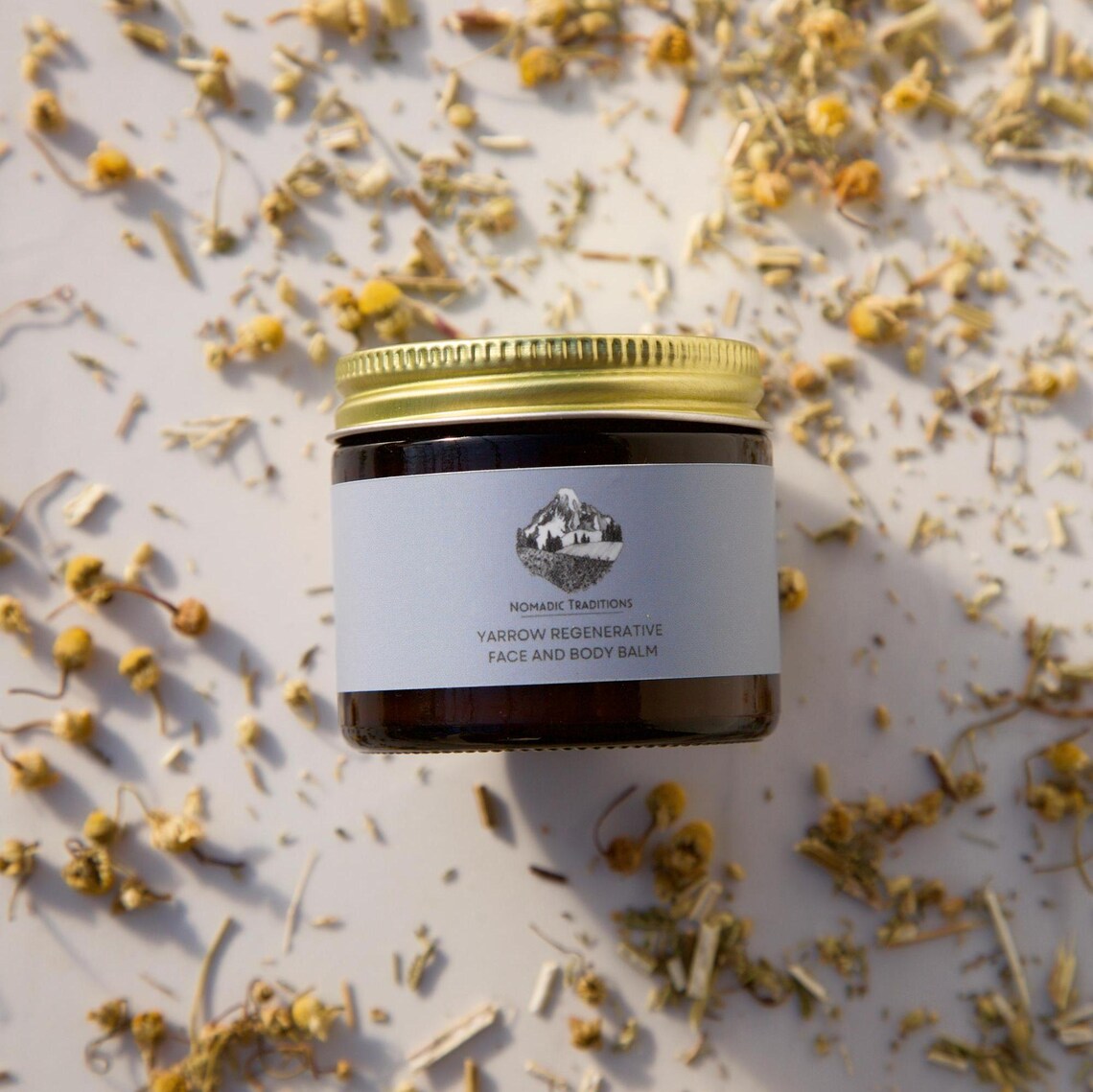 Yarrow Regenerative Tallow Balm, Blue Tansy, Frankincense, Organic Face ...