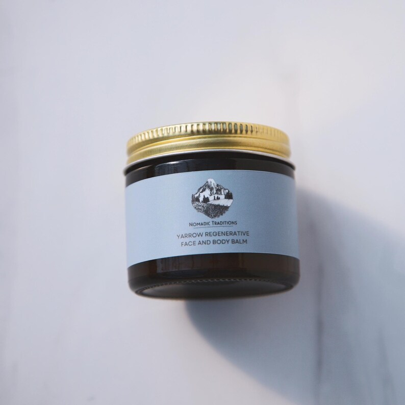 Yarrow Regenerative Tallow Balm, Blue Tansy, Frankincense, Organic Face ...