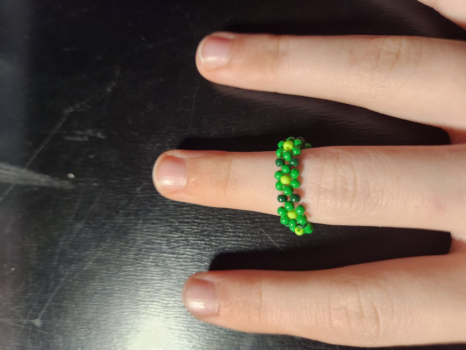 Beaded Daisy Rings - Etsy