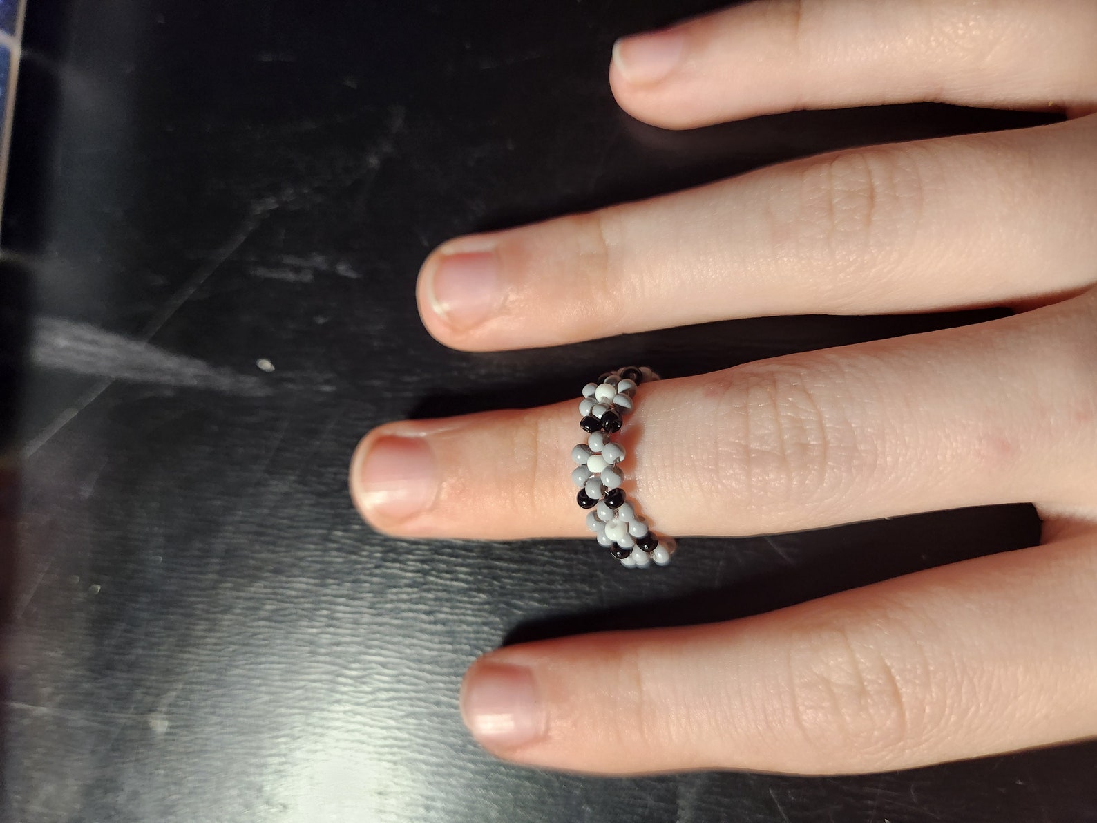 Beaded Daisy Rings - Etsy