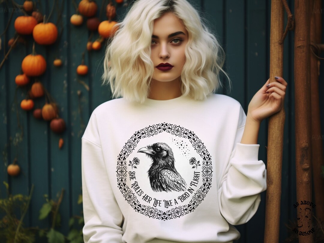 Witchy Sweatshirt-witchy Clothing-witchy Vibes-witchy Boho Shirt-witch ...