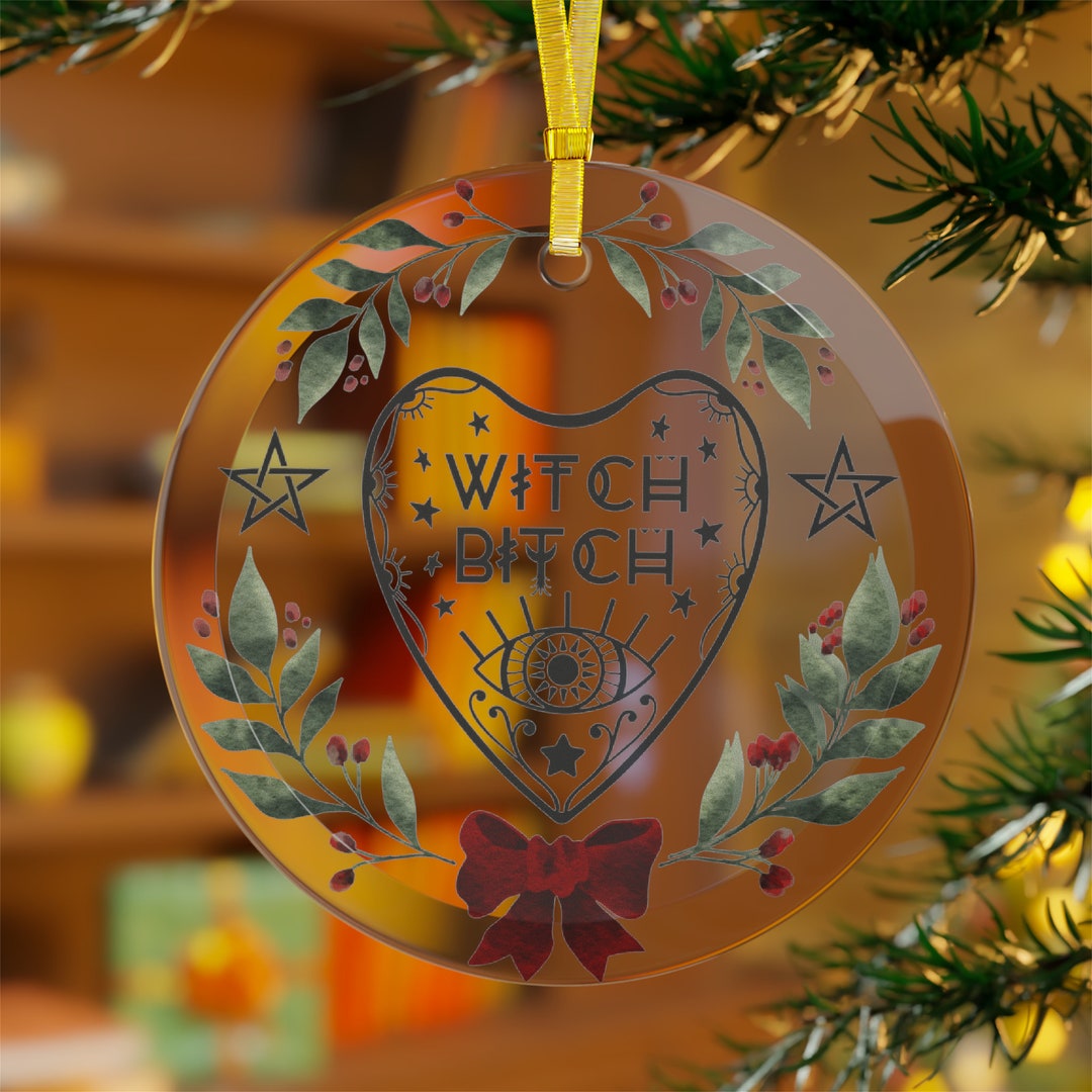 Witchy Witchmas Pagan Christmas Holiday Ornament-witchy Ornaments-pagan ...