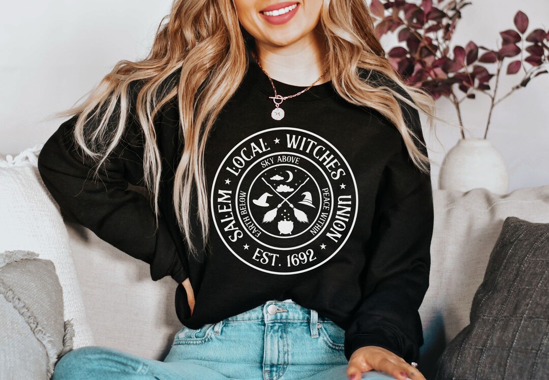 Witchy Sweatshirt-witch Sweatshirt,mystical Shirt,halloween Sweatshirt ...