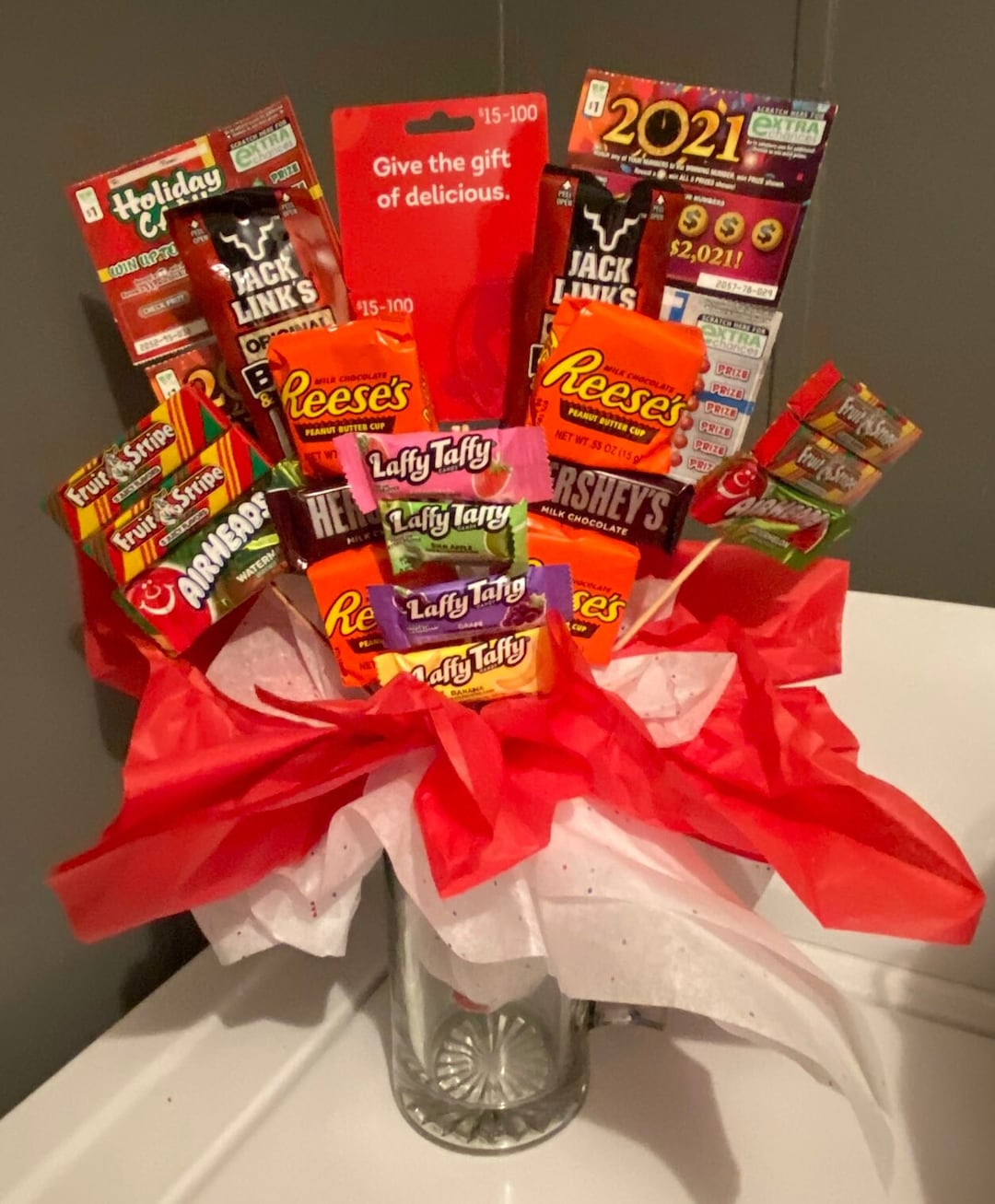 Custom Beer Mug Candy Arrangement - Etsy