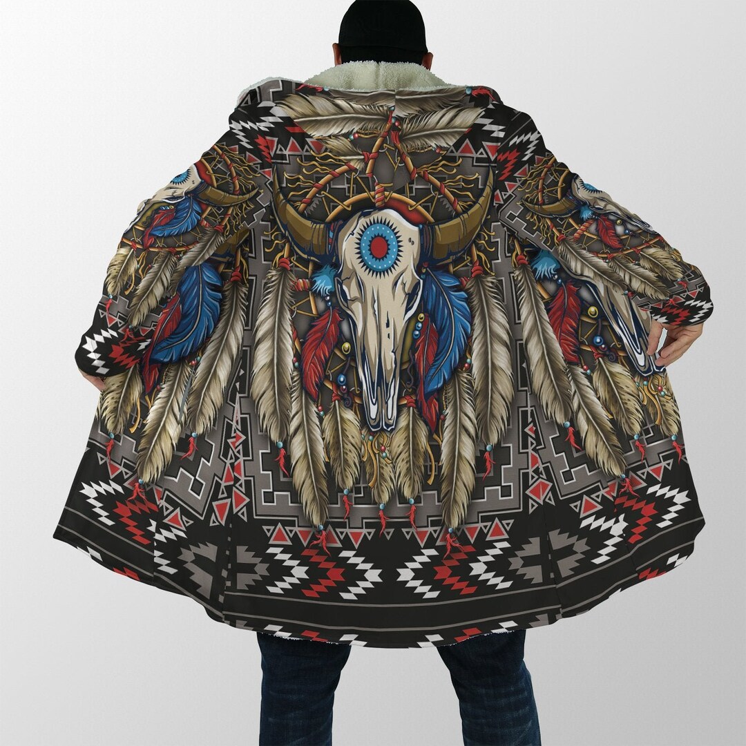 Native American Hooded Cloak Festival Clothing Custom - Etsy