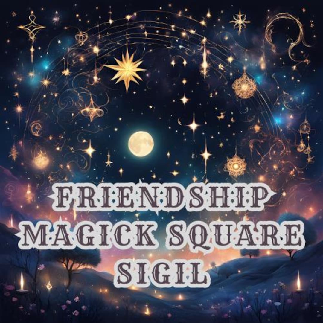 Friendship Magic Square Sigil for Meditation, Alchemy, Trance, and ...