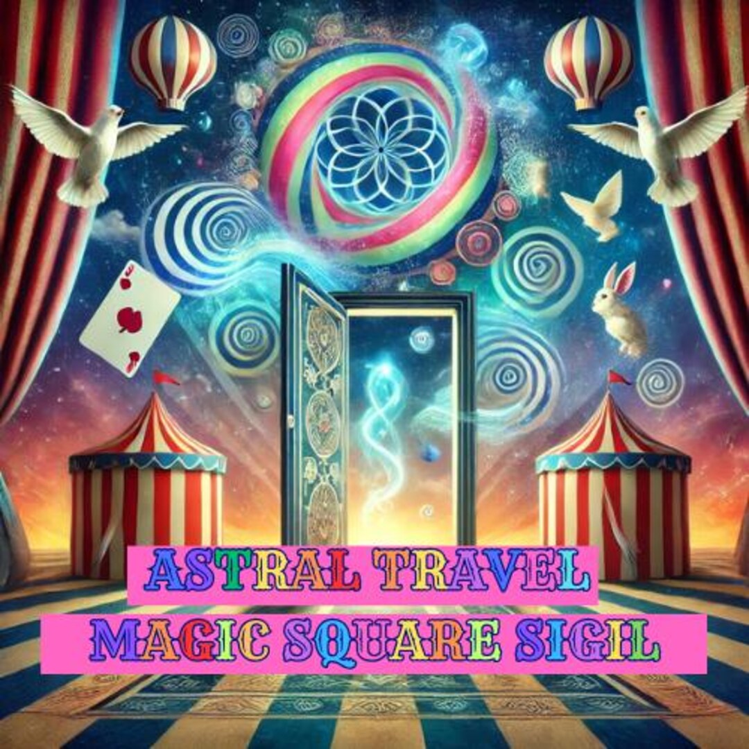 Astral Travel Magic Square Sigil for Pathworking, Meditation, Alchemy ...