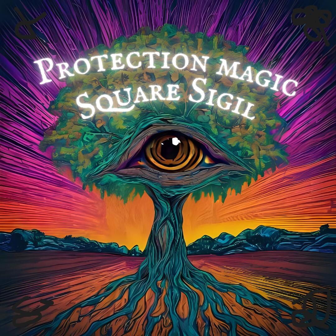 Protection Magic Square Sigil for Meditation, Alchemy, Trance, and ...