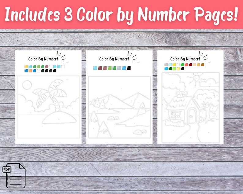 12 Summer Kids Activities, Summer Camp Activity, Printable Activity ...