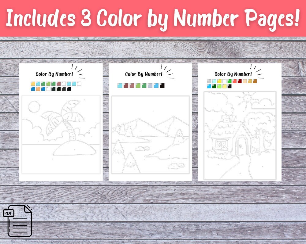 12 Summer Kids Activities, Summer Camp Activity, Printable Activity ...