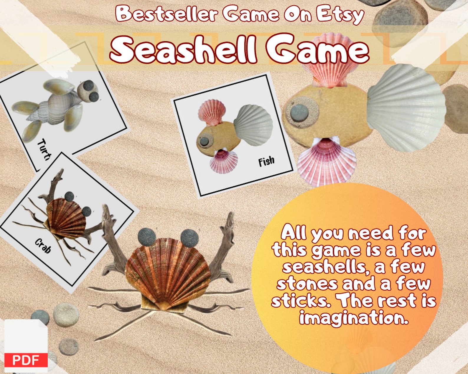 Seashell Game, Stone Game, Busy Beach Games, Busy Summer Games for Kids ...